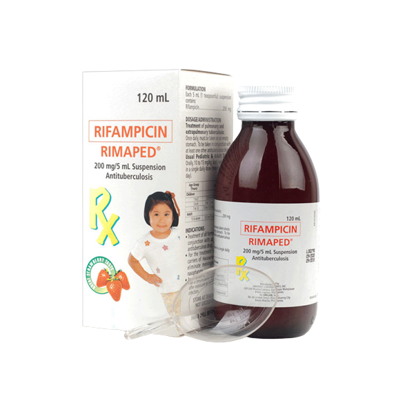 RIMAPED Rifampicin 200mg / 5mL Suspension 120mL price in the ...